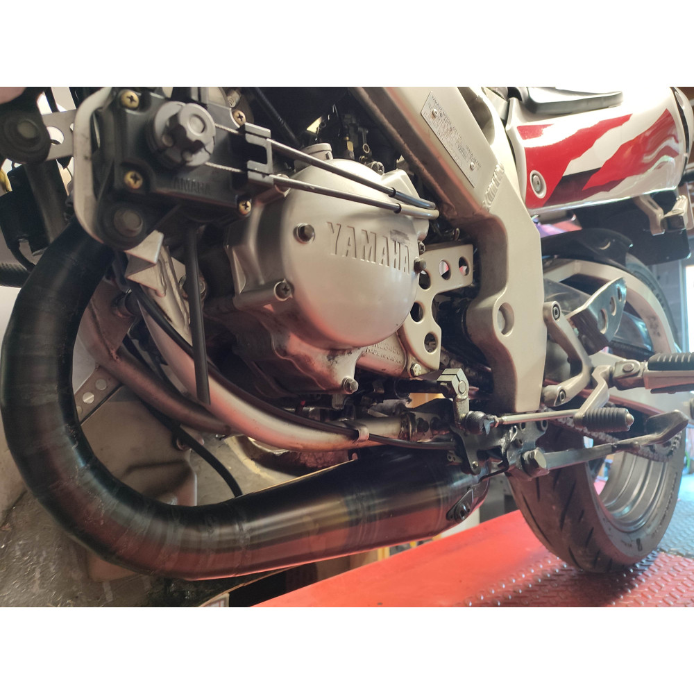 Echappement Jollymoto 709 silencieux carbone Yamaha 125 TZR 4FL