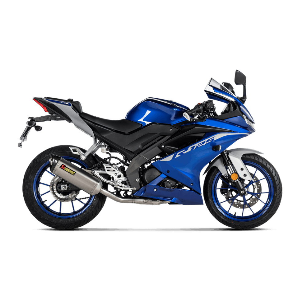 Ligne complète Akrapovic Titane, Yamaha 125 MT & YZF-R 2021-2022