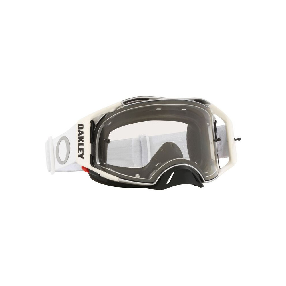 Masque OAKLEY Airbrake MX - Tuff Blocks White écran clair