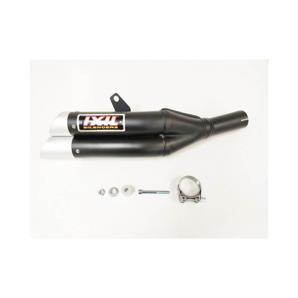 Silencieux IXIL Dual Hyperlow L3XB inox noir / alu - Honda CBR500R