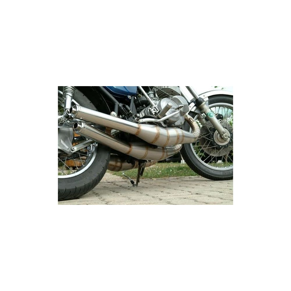 Echappement Jim Lomas JL acier Kawasaki 500 H1