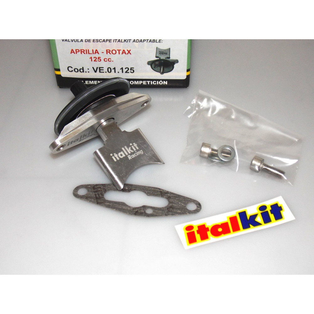 Valve échappement pneumatique Italkit, Aprilia 125 Rotax 122 123