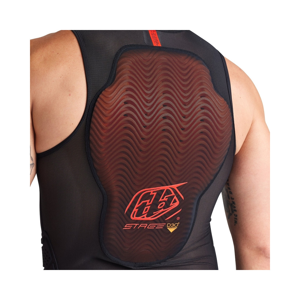 Gilet de protection sans manche TROY LEE DESIGNS Stage Ghost D3O