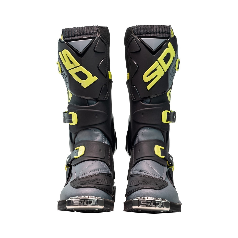Bottes enfants SIDI Flame - noir / Citron / gris